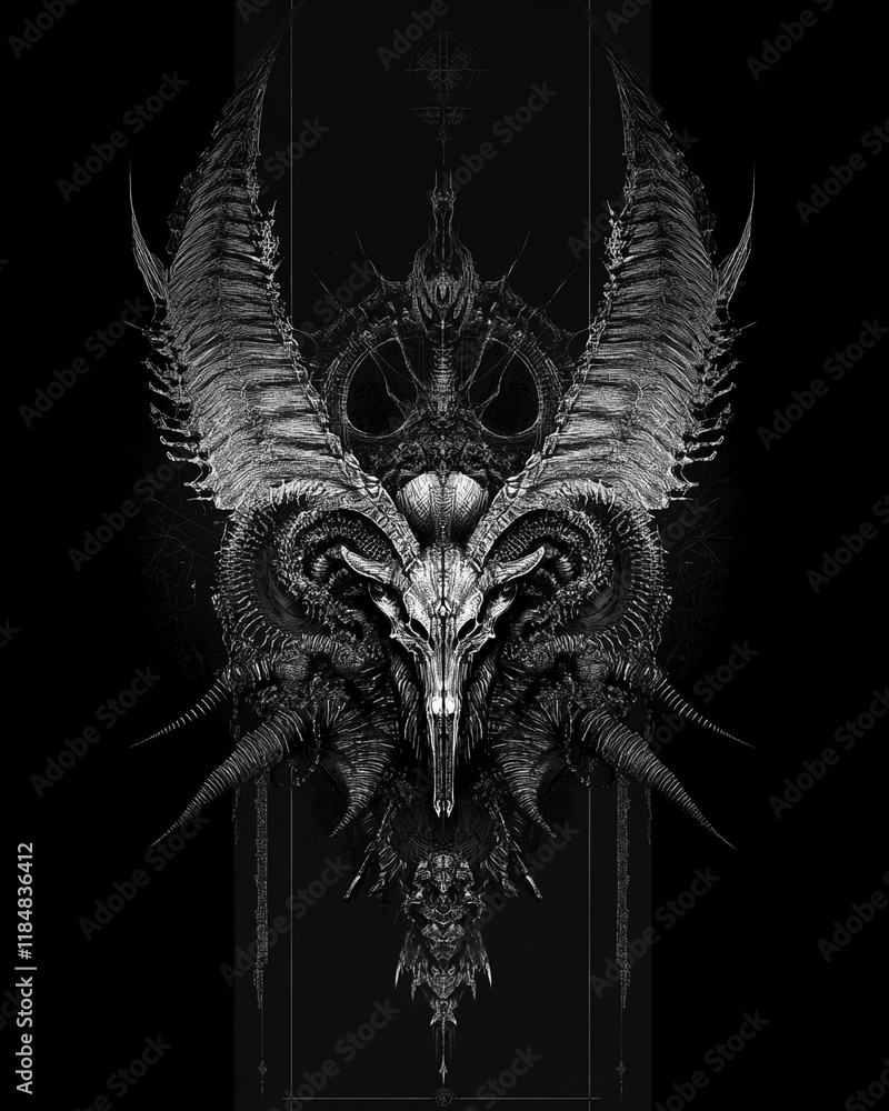 Trishula Hinduism tattoo illustration Stock Illustration | Adobe Stock