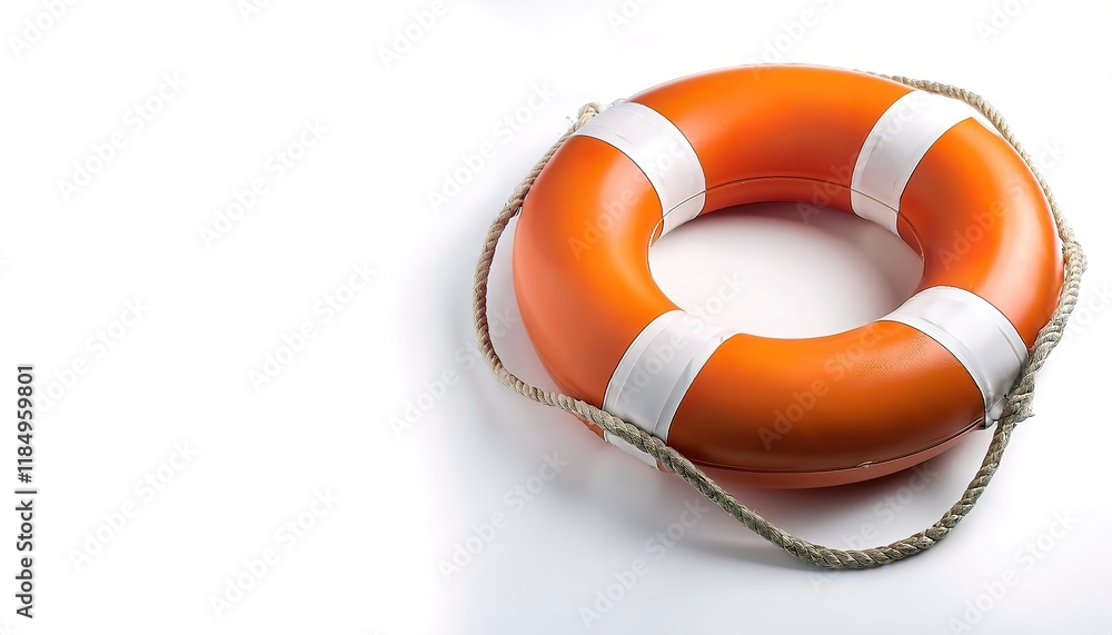 lifebuoy or life ring is a round shaped life saving buoy with a rope ...