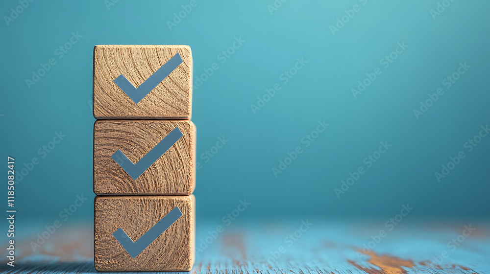 new year transition concept with female hand moving wooden blocks for ...