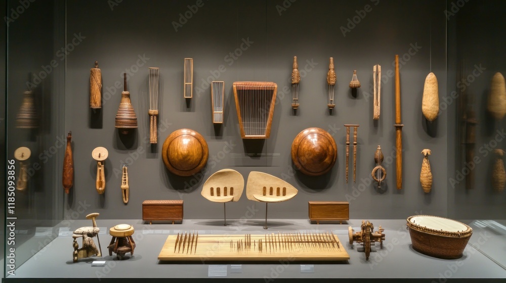 Ancient Musical Instruments and Artifacts: A Glimpse into History Stock ...