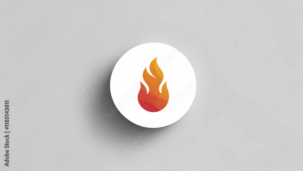 Fire minimalist logo), simple logo, minimalism, transparency,white ...