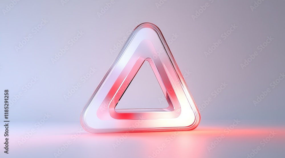 a sleek, representation of a 2 dimensional ribon, builded by the ...