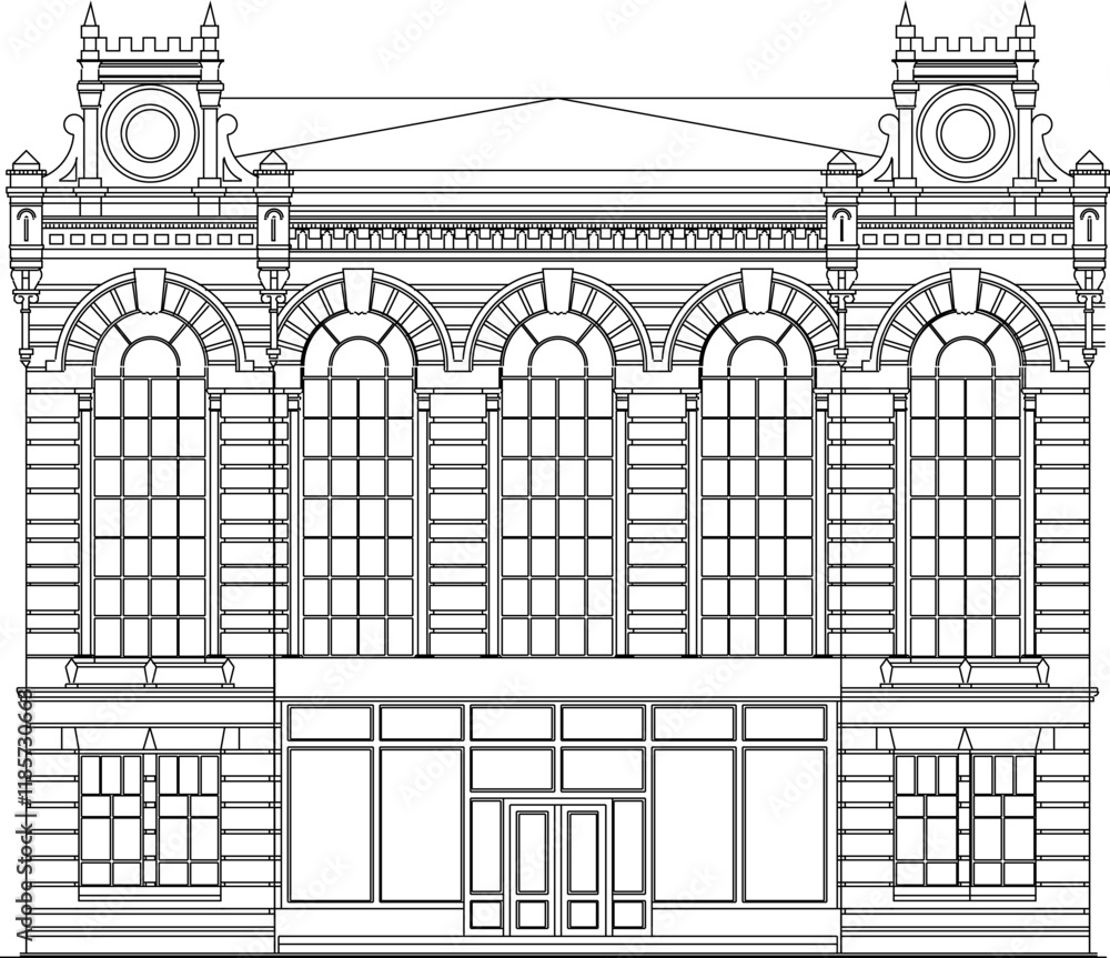sketch illustrator design engineering drawing architecture building ...