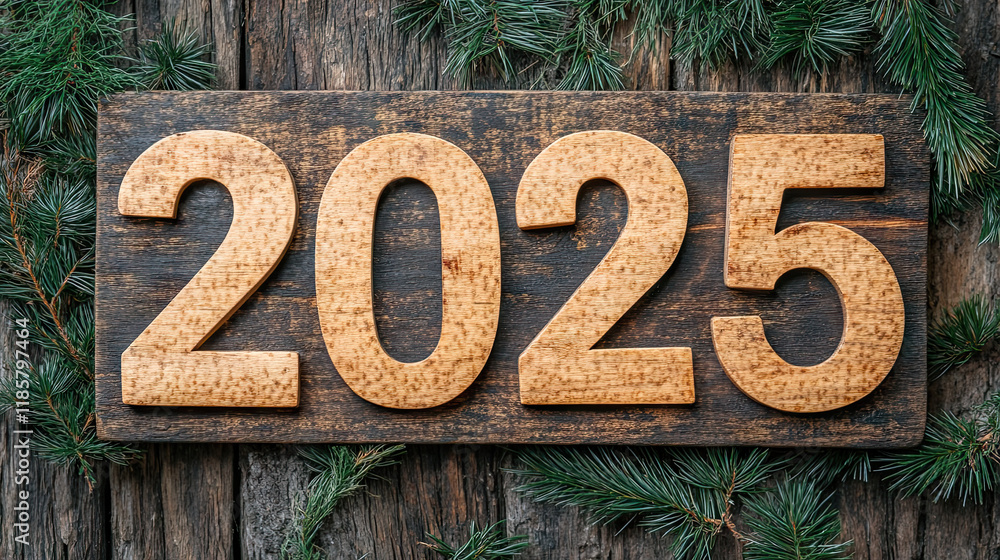 "2025" concept for sustainable environment development goals on top ...