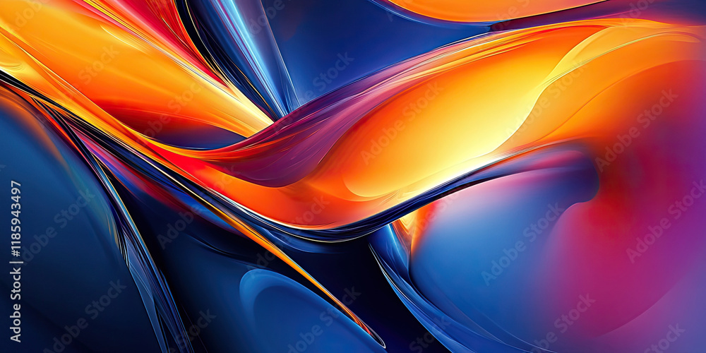 Digital Nebula: A mesmerizing swirl of particles, bathed in a spectrum ...