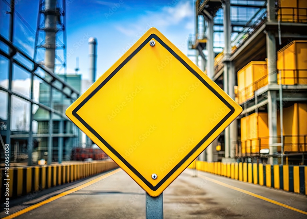 Striking hazard sign photos: Rule of thirds composition enhances ...
