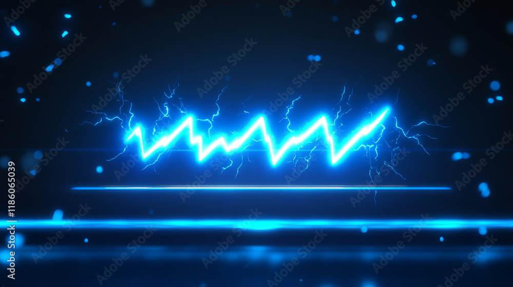 Lightnings game fill progress score or level animation frame from empty ...