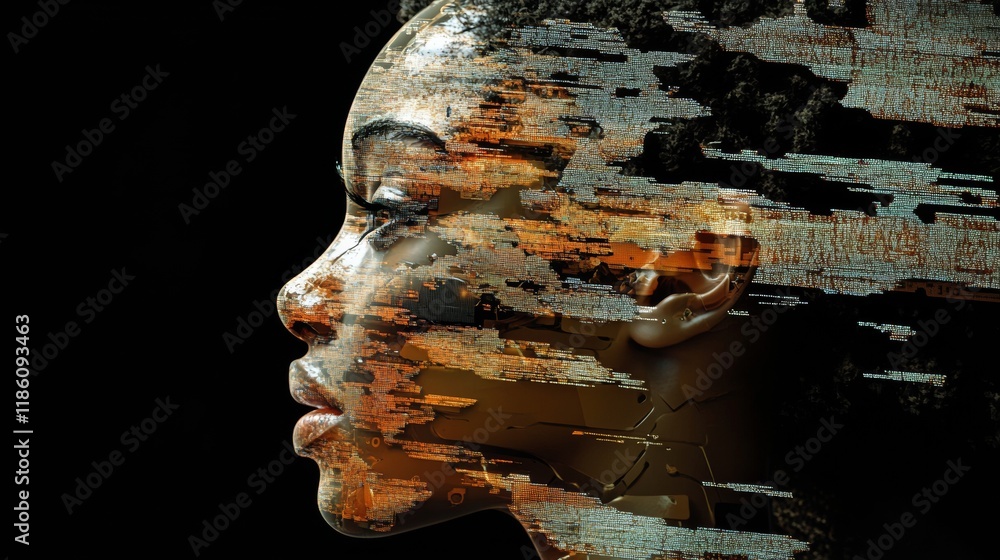 Technical interpretation of female profile with binary data streams ...