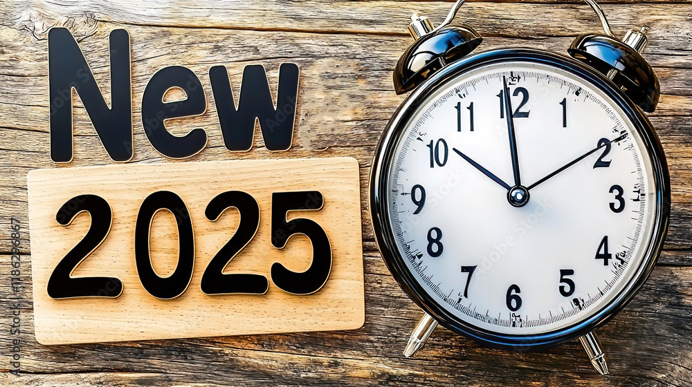 Word START 2025 introduces the concept of the New Year 2025. Countdown ...