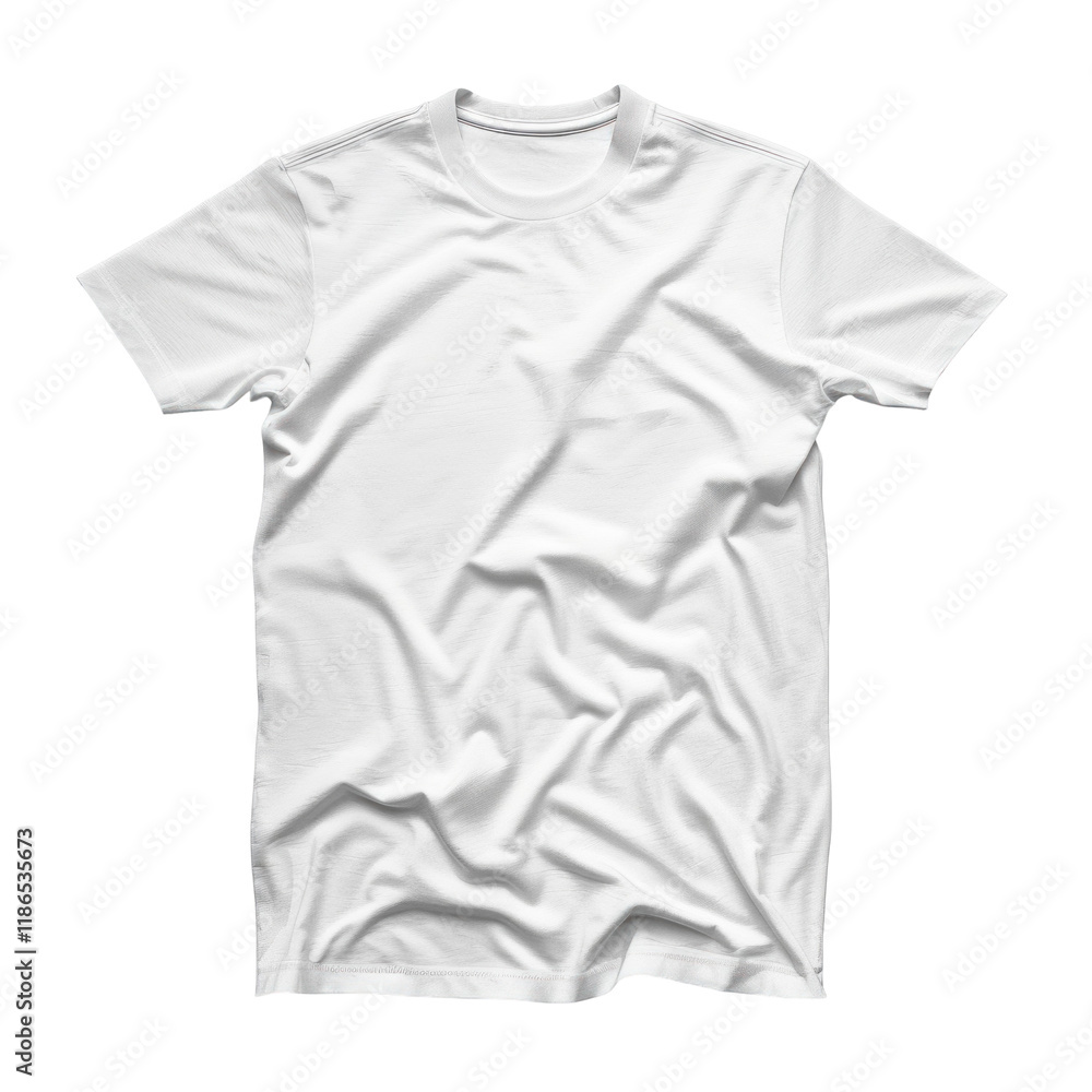 Clean Isolated White Shirt on a transparent background with Soft ...