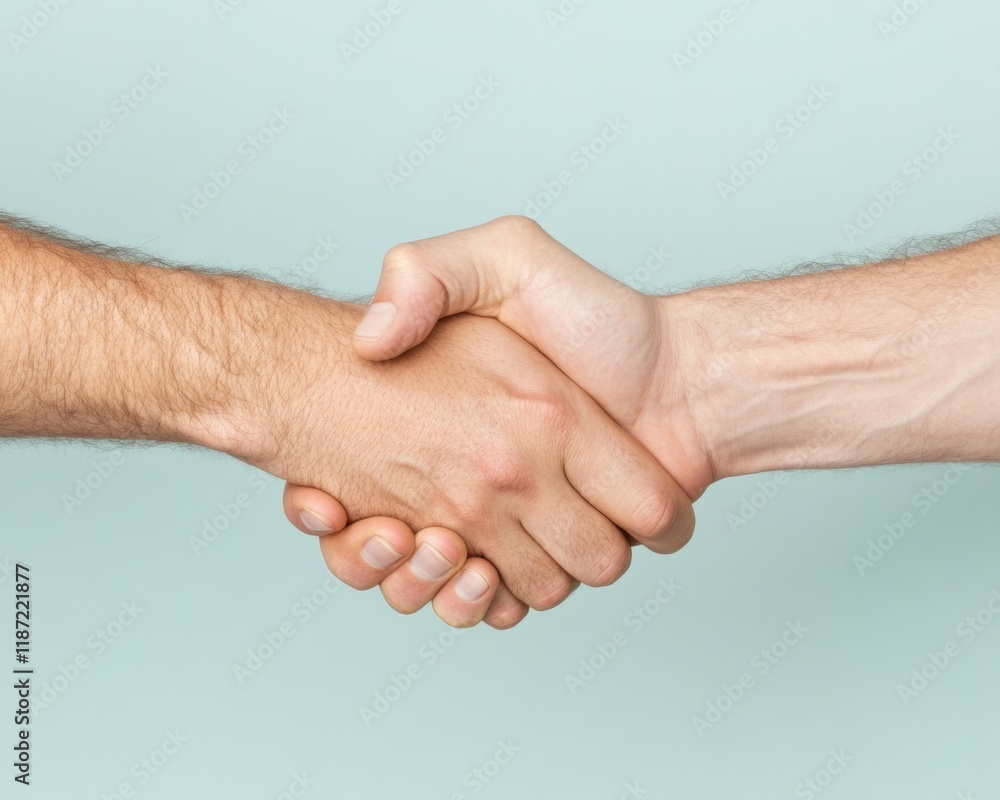 Handshake Agreement Two Hands Clasping in Unity, Agreement, and ...