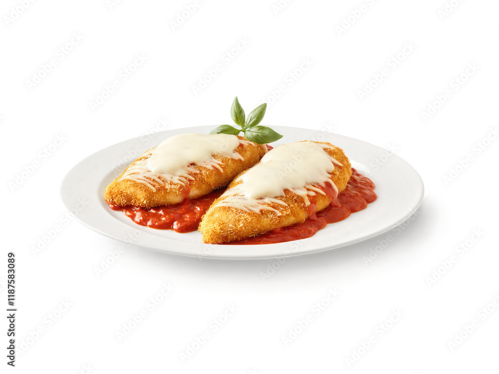 Chicken parmesan Breaded chicken breast, marinara sauce, melted ...