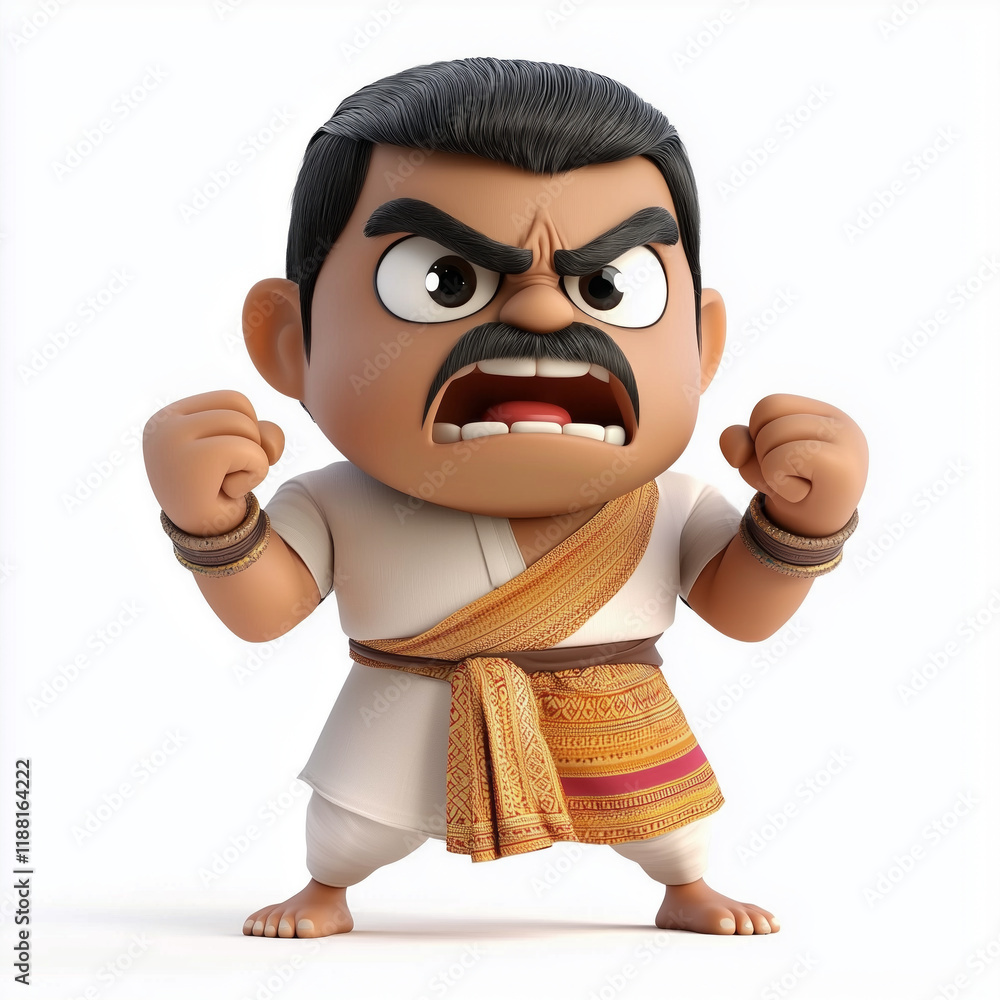 Ilustración de Stock Transparent 3D South Indian Man Emoji, Wearing ...