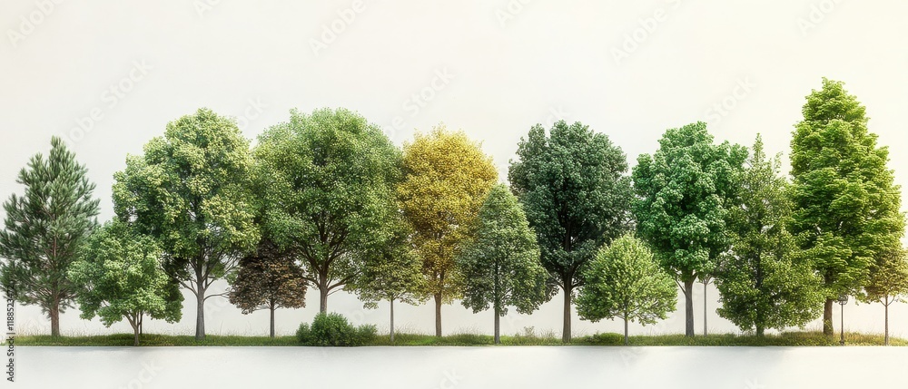 [Urban Nature public parks biodiversity] Stylized Tree Evolution Modern ...