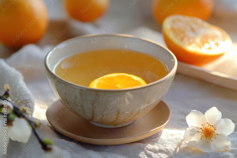 Yuzu tea is prepared with yuzu jam and honey Yuja chhong is a spread ...