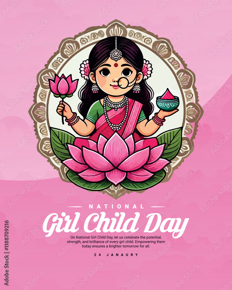 Happy National Girl Child Day known Balika Diwas in India on January ...