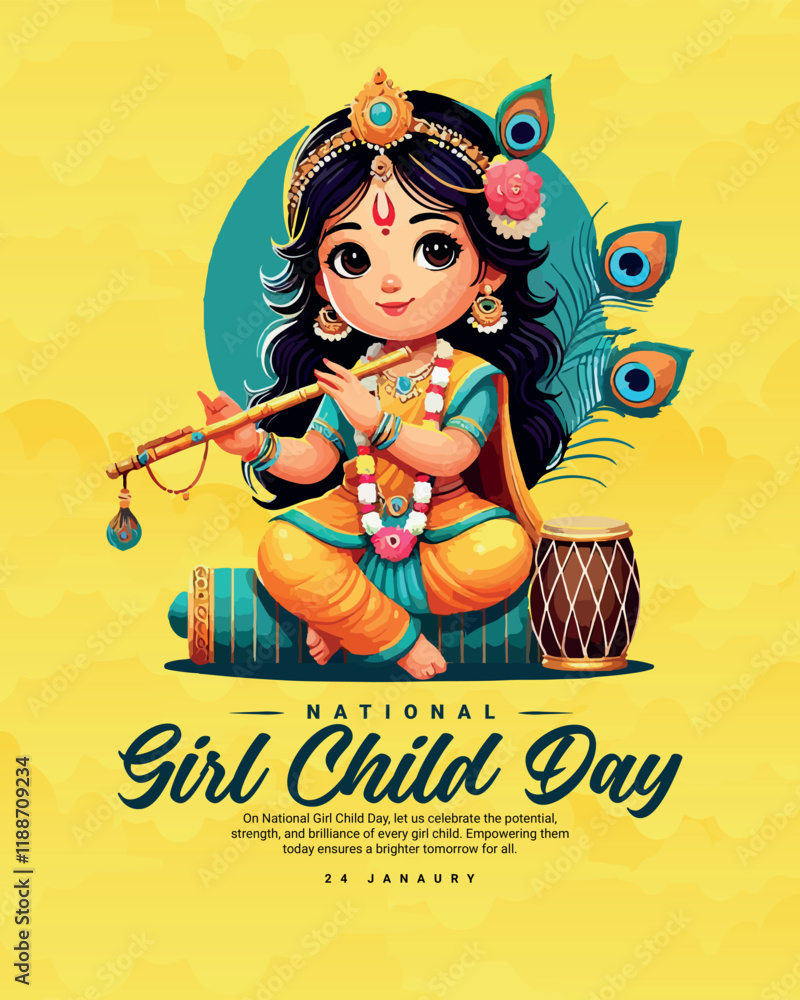 Happy National Girl Child Day known Balika Diwas in India on January ...