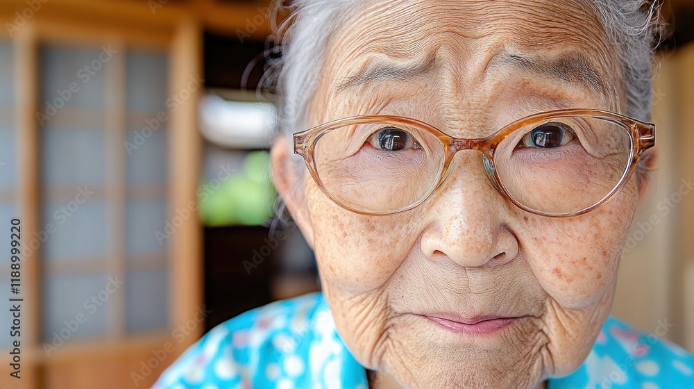 Portrait of an Elderly Woman A Dignified Pose Reflecting Strength, Age ...