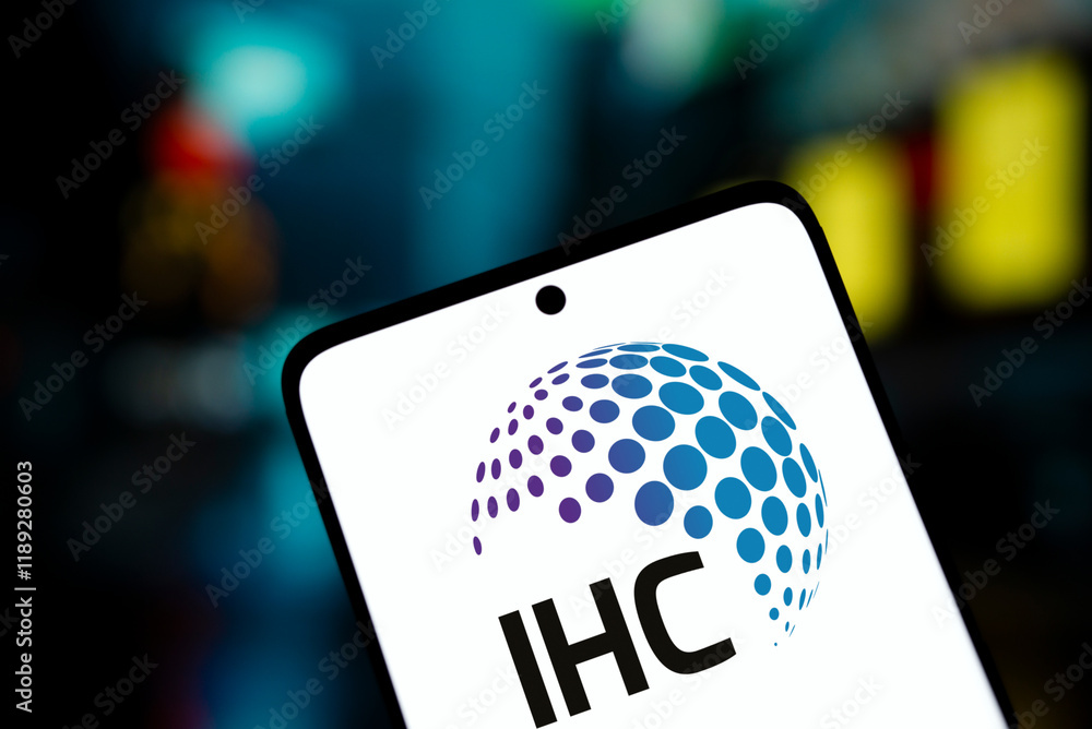 Dhaka, Bangladesh- 2 Jan 2025: IHC logo is displayed on smartphone ...