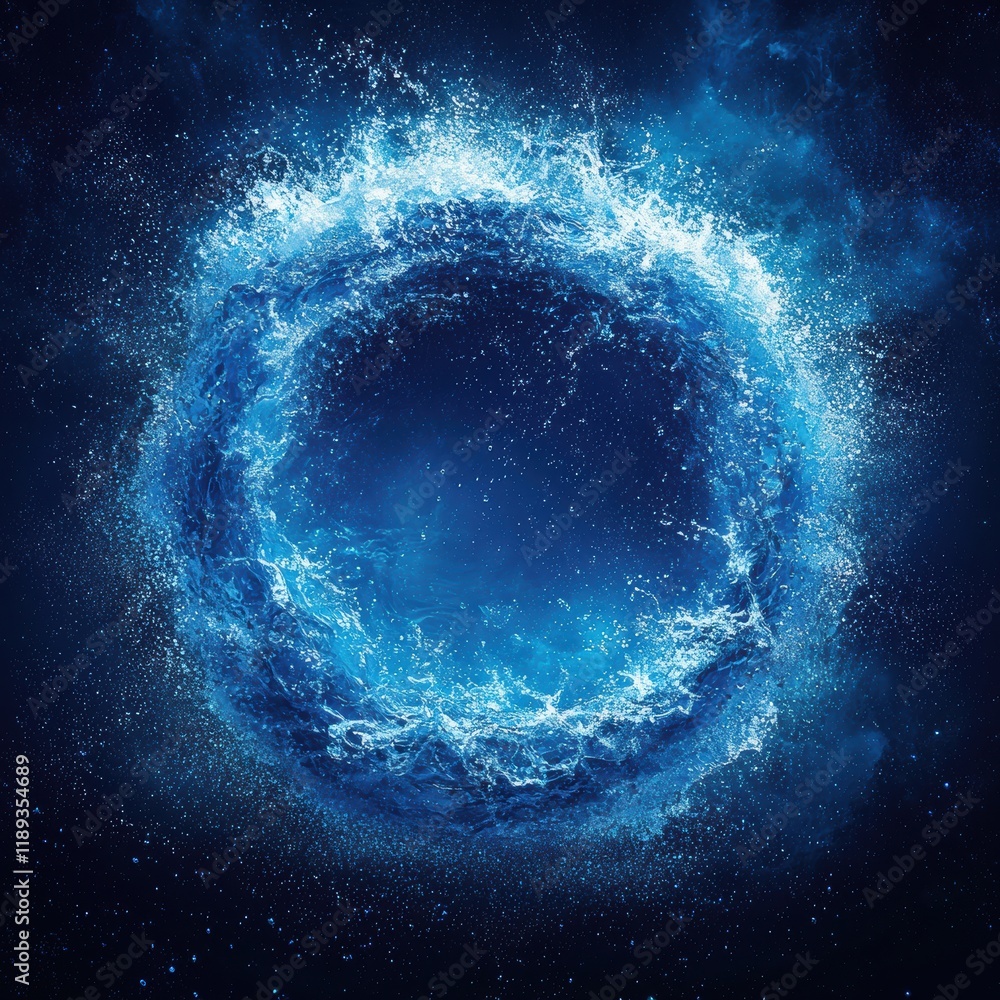 Nature's dance water droplets splashing in high-speed capture ...