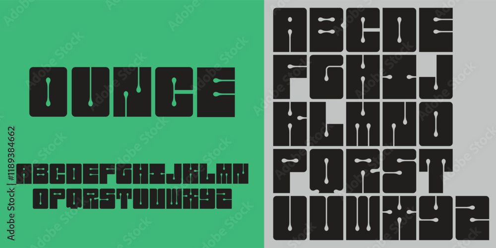 Bold simple uppercase sans serif display font for logos headers ...