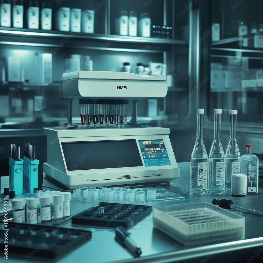 Advanced Diagnostic Tools for HMPV Detection Stock Photo | Adobe Stock