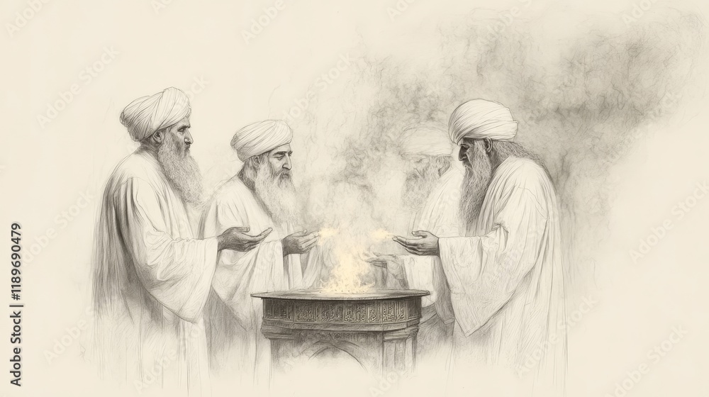 The Ordination of Aaron and His Sons from Leviticus, High Priest ...