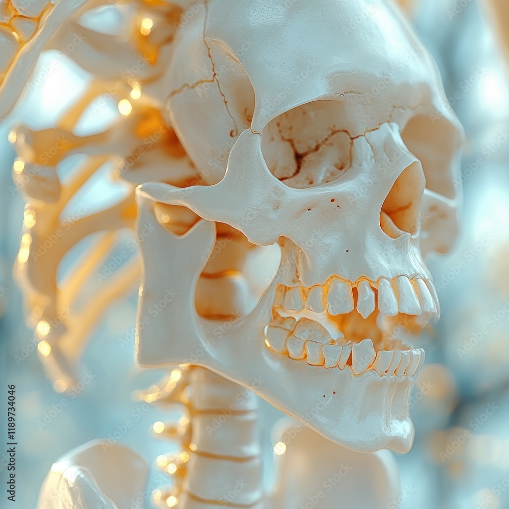 Human Skeleton Anatomical Illustration of Humerus Anconeus Ulna labeled ...