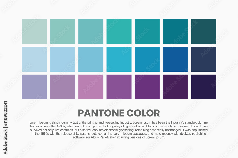 Pantone combination easy colour palette catalog samples. Color swatch ...