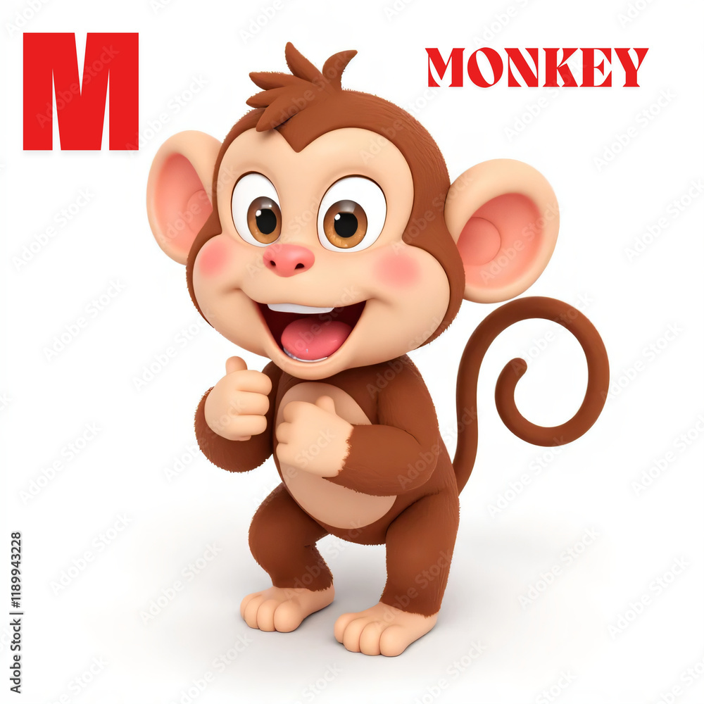 CAPITAL LETTER "M" FOR KIDS LEARNING ALPHABETS IN BOLD WITH THE ...