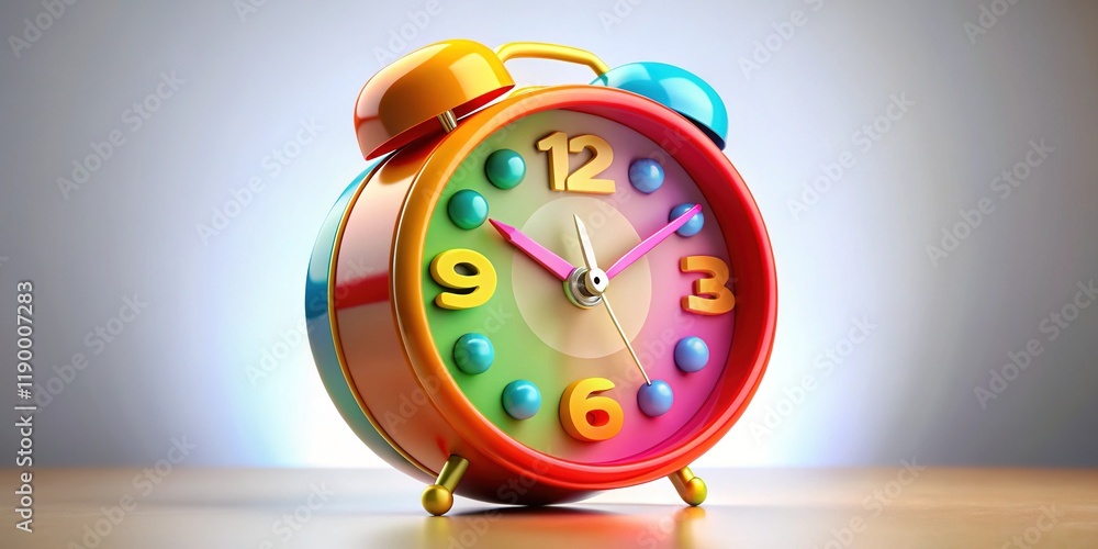 3D Clock Render, Realistic Clock Images, High-Resolution Clock ...