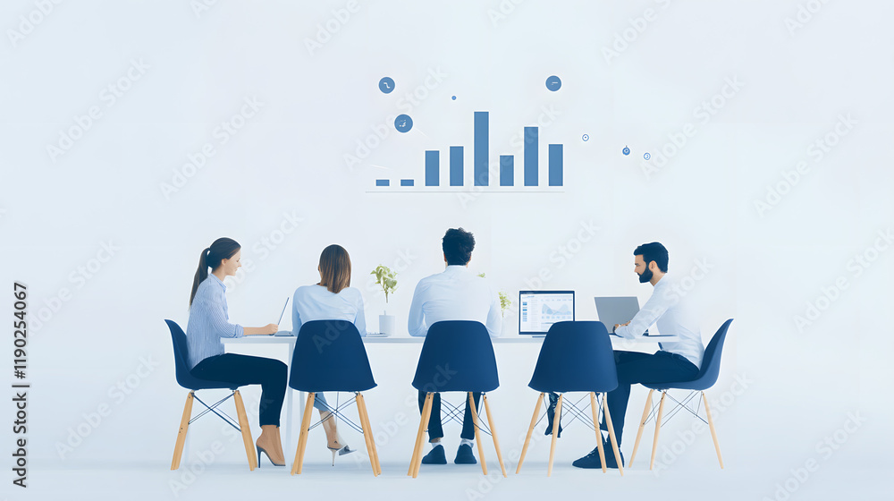 Enterprise collaboration with cross-functional teams working together ...