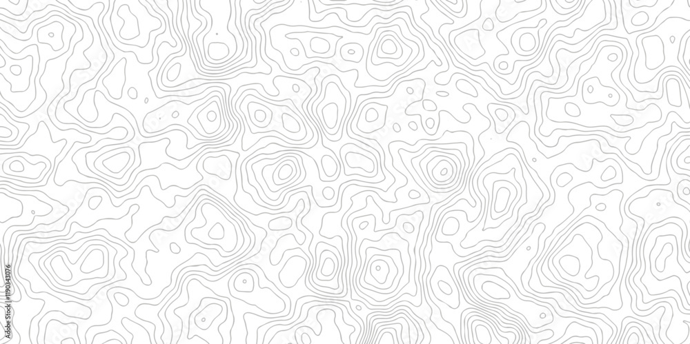 topography white background and black line wireframe isoline location ...