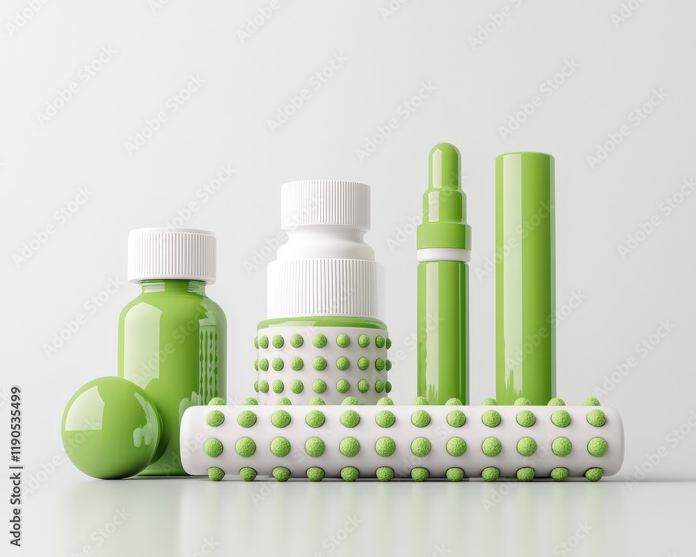 Trigger point therapy tools like handheld rollers displayed with step ...