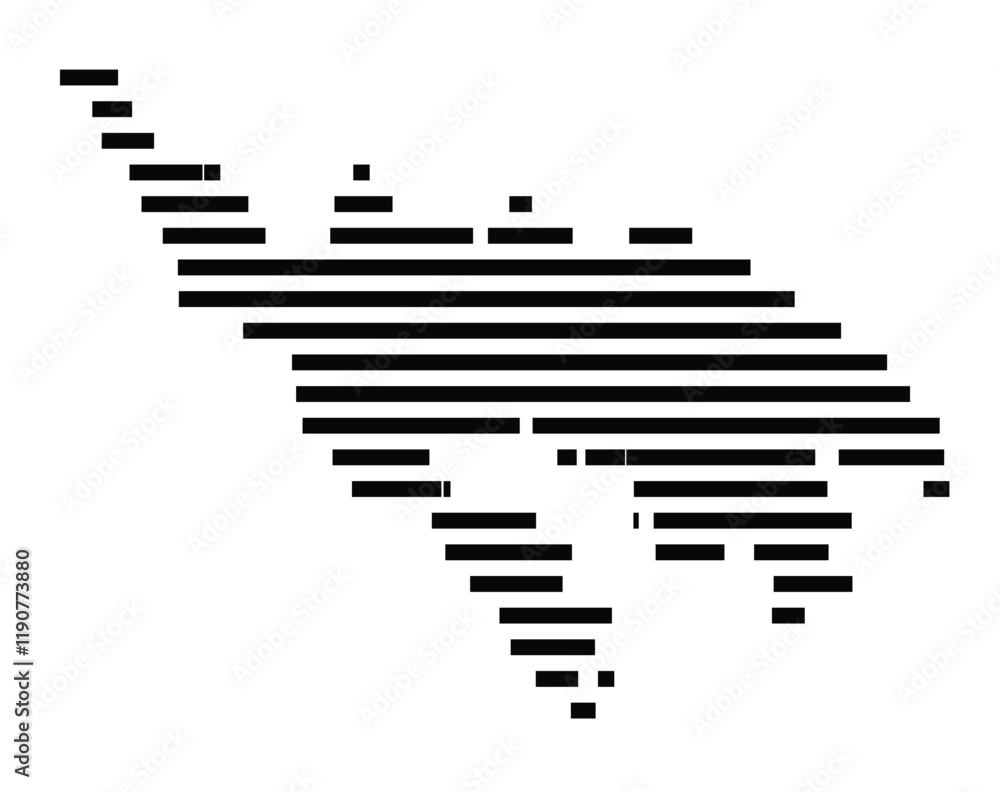Symbol Map of the Island Isla de Culebra (Puerto Rico) showing the ...
