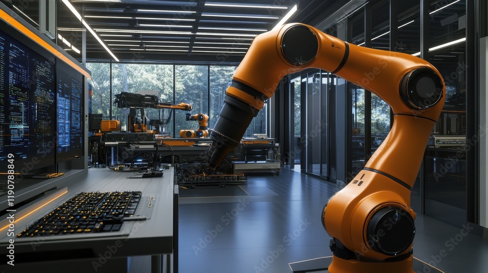 Cutting Edge Autonomous Robotics Research Facility Exploring Advanced Ai Powered Coordination