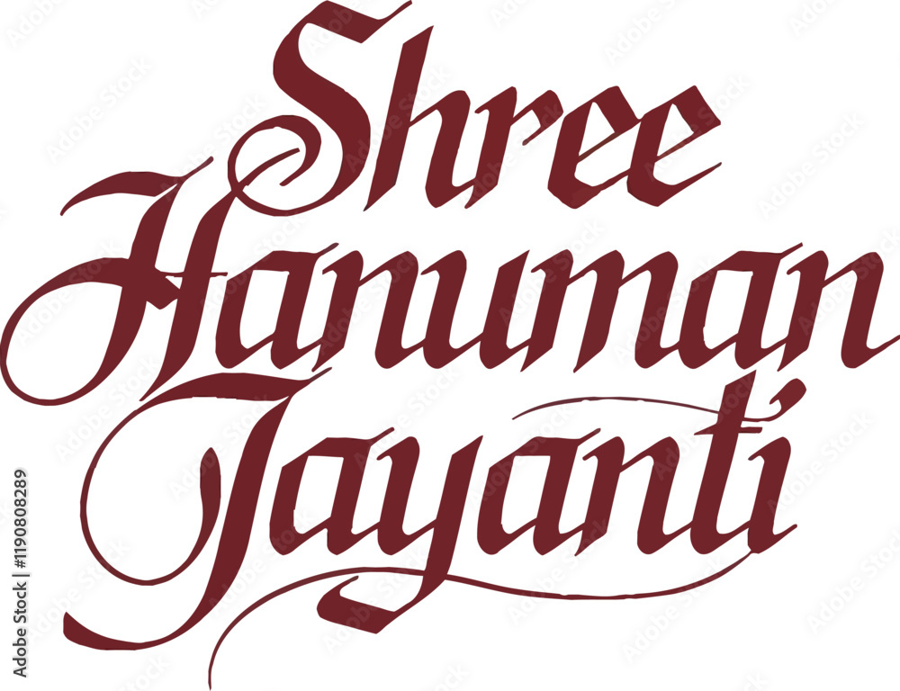 Illustration of Lord Hanuman on abstract background for Hanuman Jayanti ...