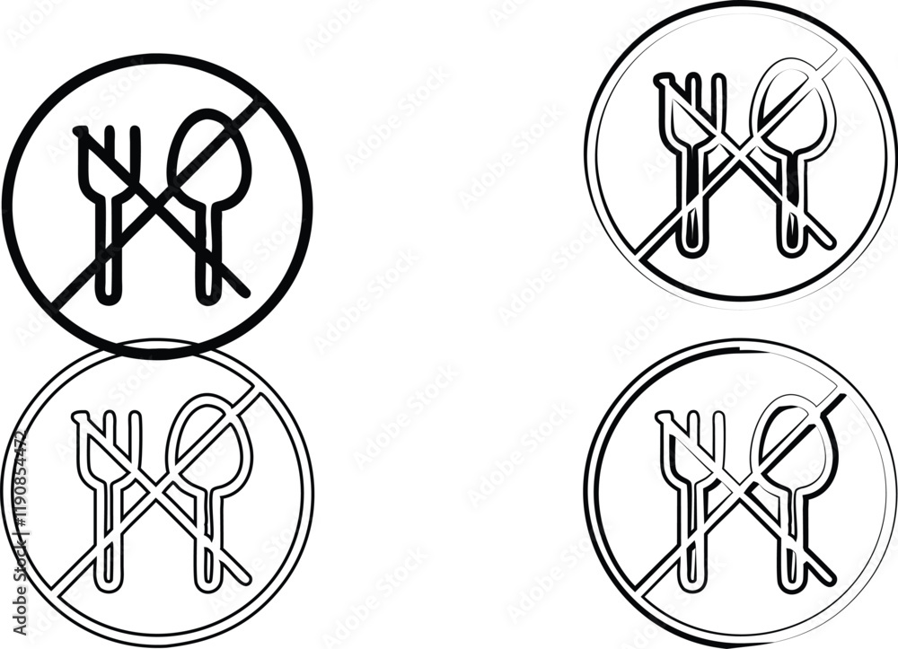 Vector de Stock Black and white geometric crowns, abstract diamond ...