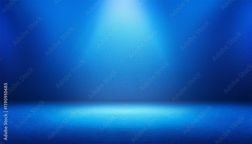 blue room studio with spotlight gradient backdrop used for background ...