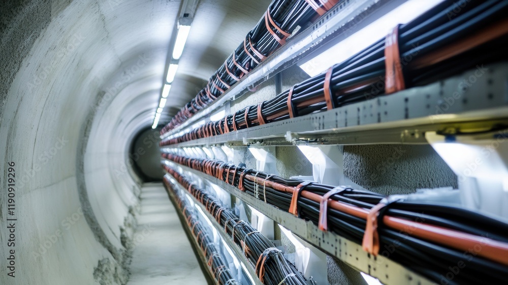 Explore advanced underground cable technology in modern tunnels ...