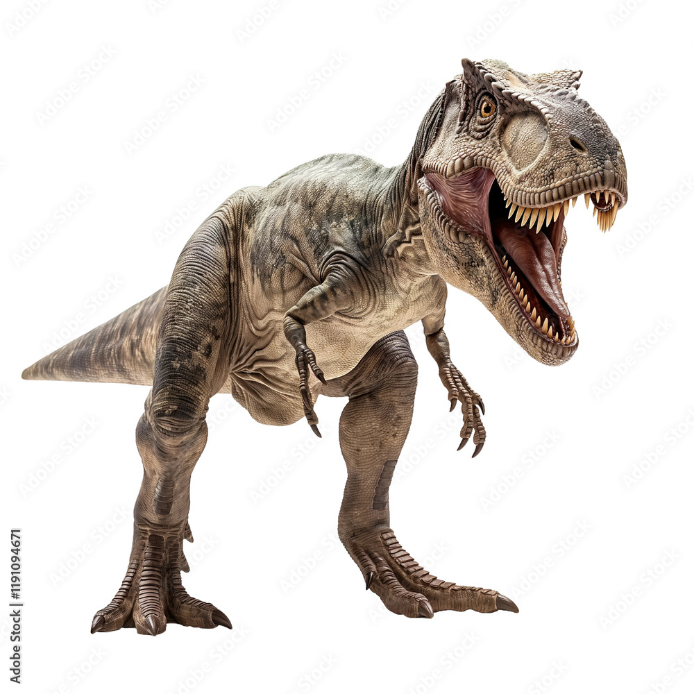 Allosaurus isolated on white or transparent background, png clipart ...
