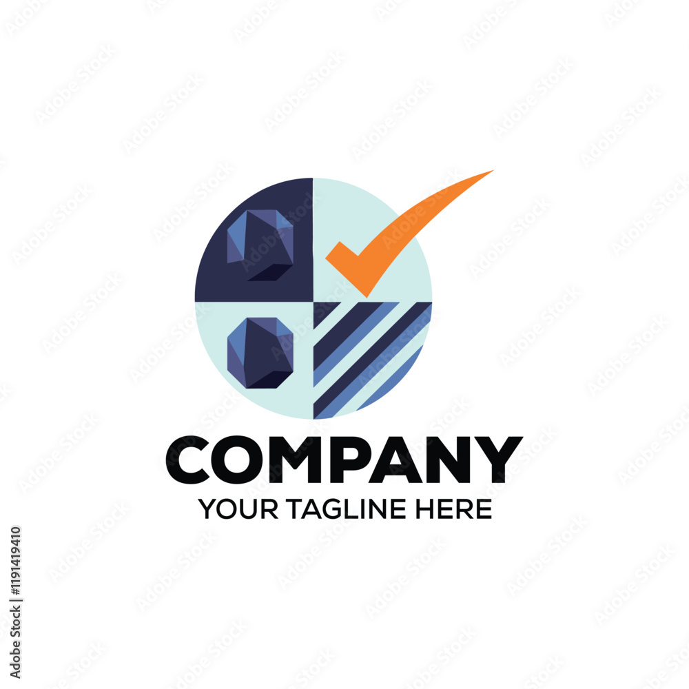 ok sin pie chart company logo, vector logo design monogram logo design ...