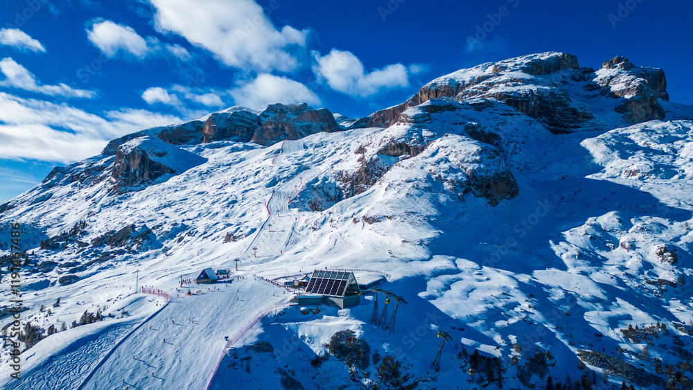 Gruppo del Sella and the famous Sellaronda ski circuit shine in this ...