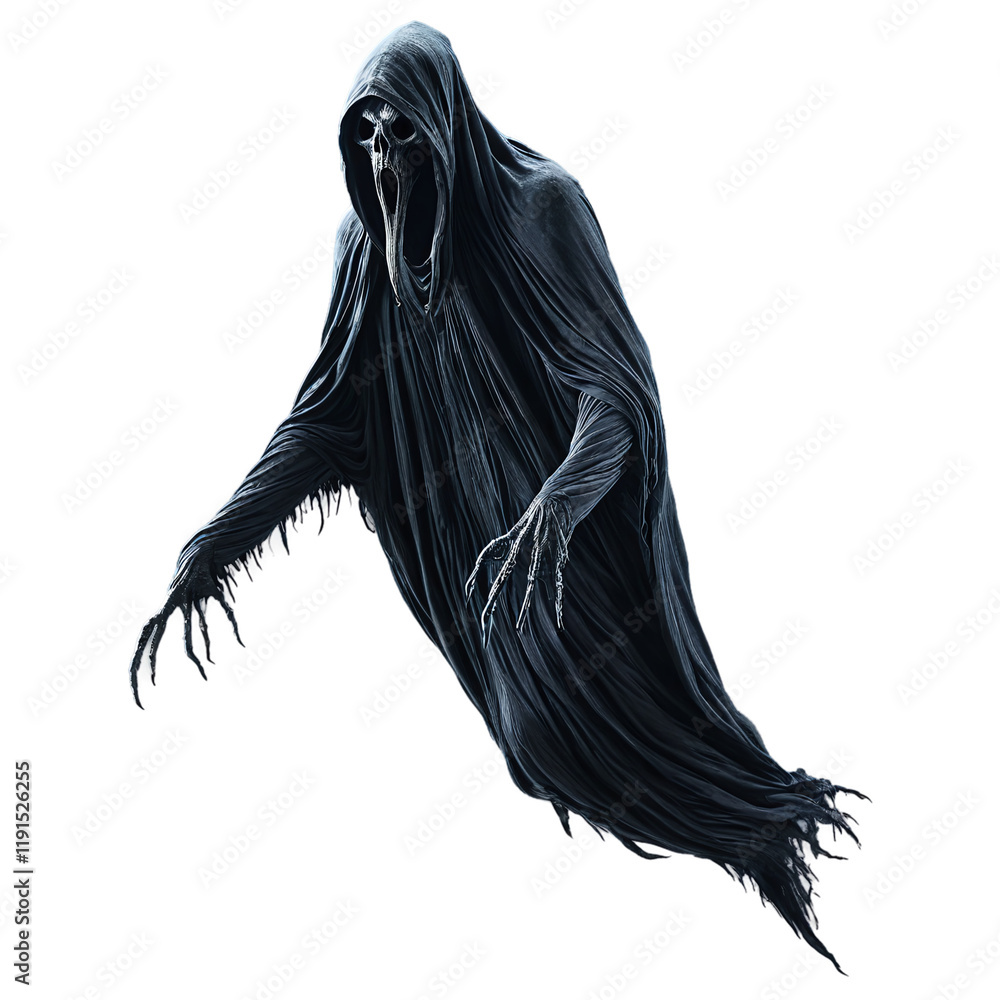 evil ghost isolated on transparent background Stock Photo | Adobe Stock
