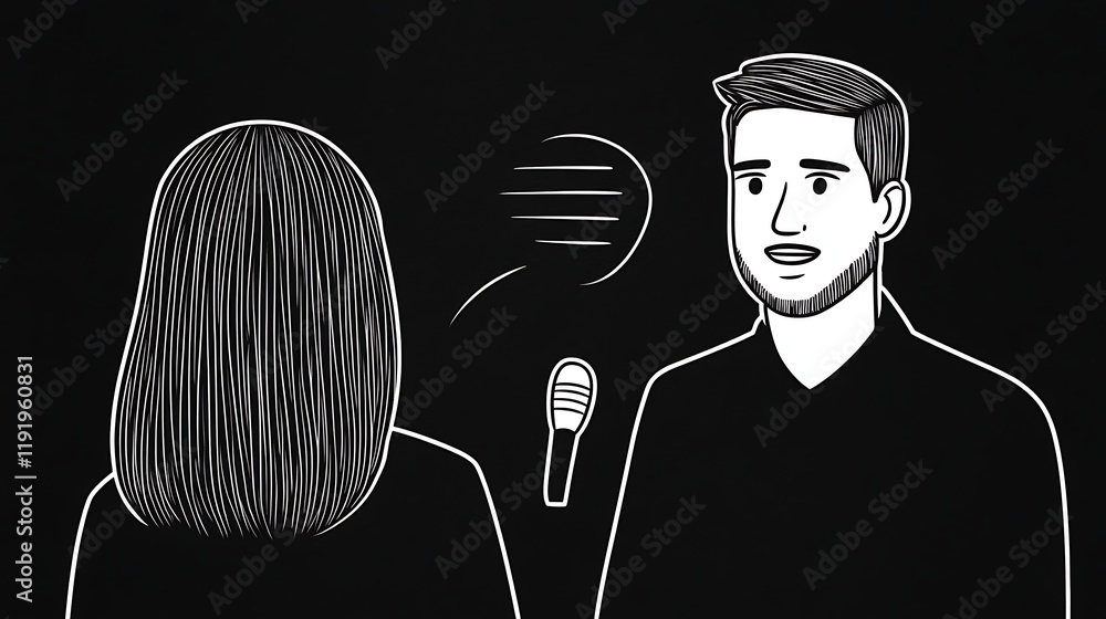 Engaging Interview Between a Content Creator and an Interviewee in a ...