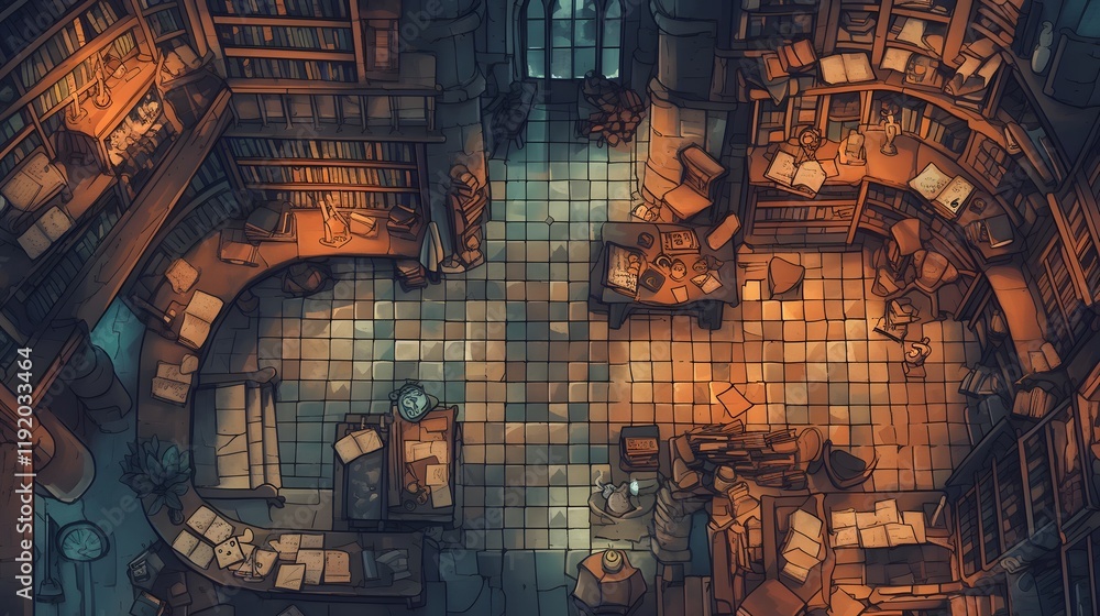 Ilustración de Stock dnd battle map Illustration map for games graphics ...