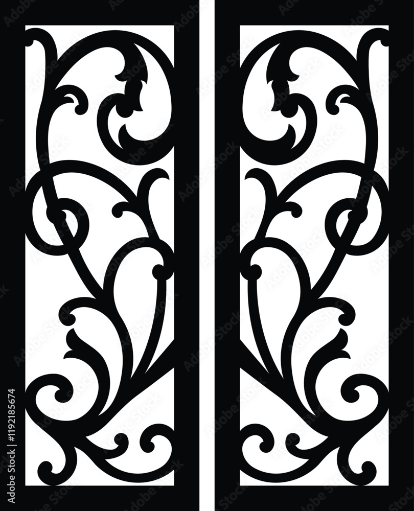 Abstract, CNC jali cutting,Laser cutting, jali design, CNC router,grill ...