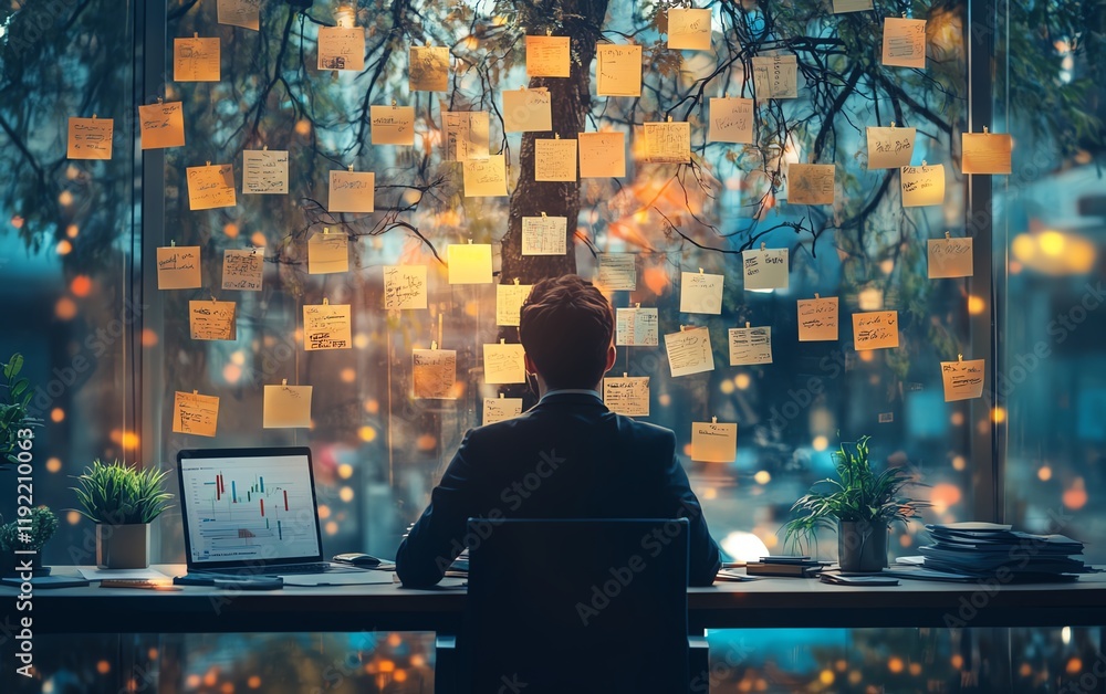 Chaotic business process with complex, messy management, tangled ...