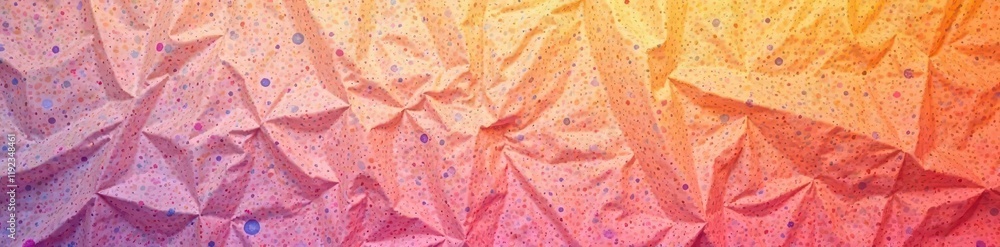 Crinkled graph paper; faint grid lines visible through creases ...