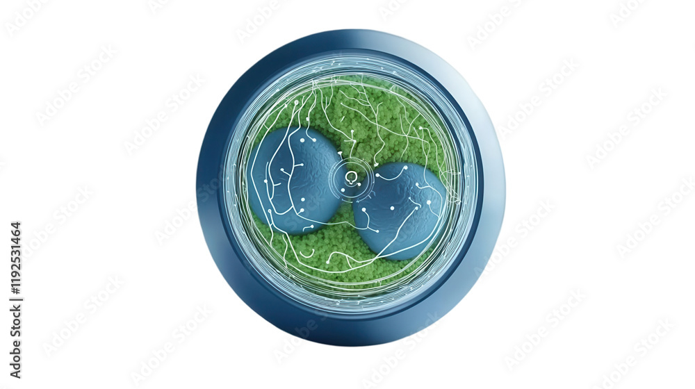Cellular structure visualization scientific research lab infographic ...